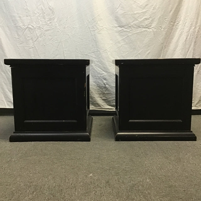 Pottery barn black end table store