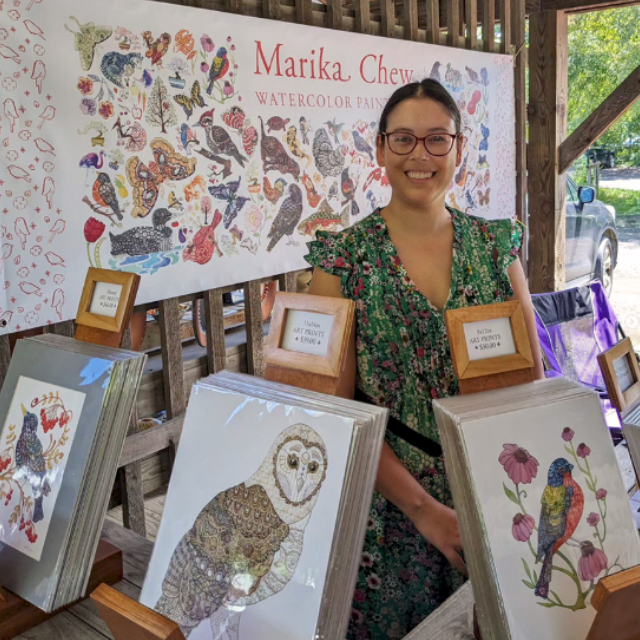 Marika Chew Watercolors – Mimi's Attic Ithaca